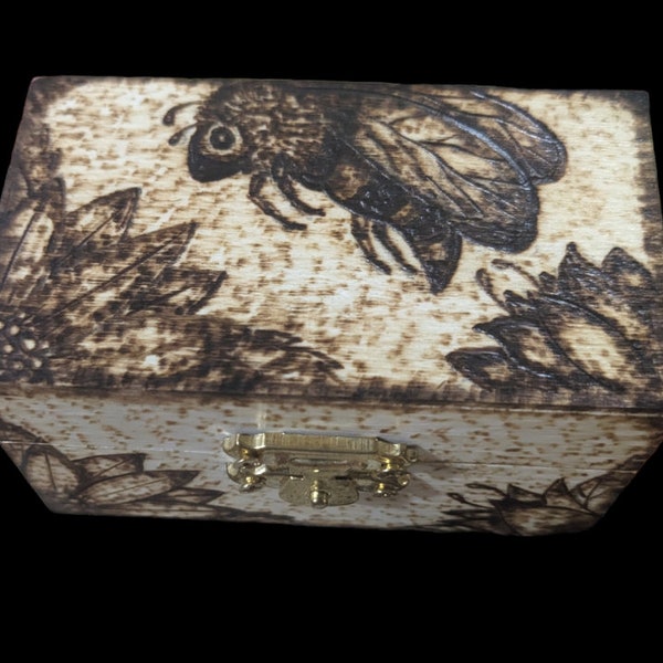 Pyrography Bee - Etsy