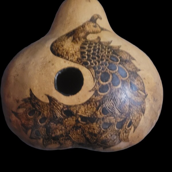 Pyrography Gourd - Etsy