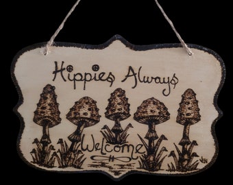 Hippies Always Welcome - Etsy