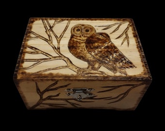 Wood Burning Box | Etsy