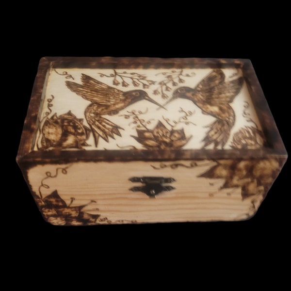 Pyrography Box - Etsy