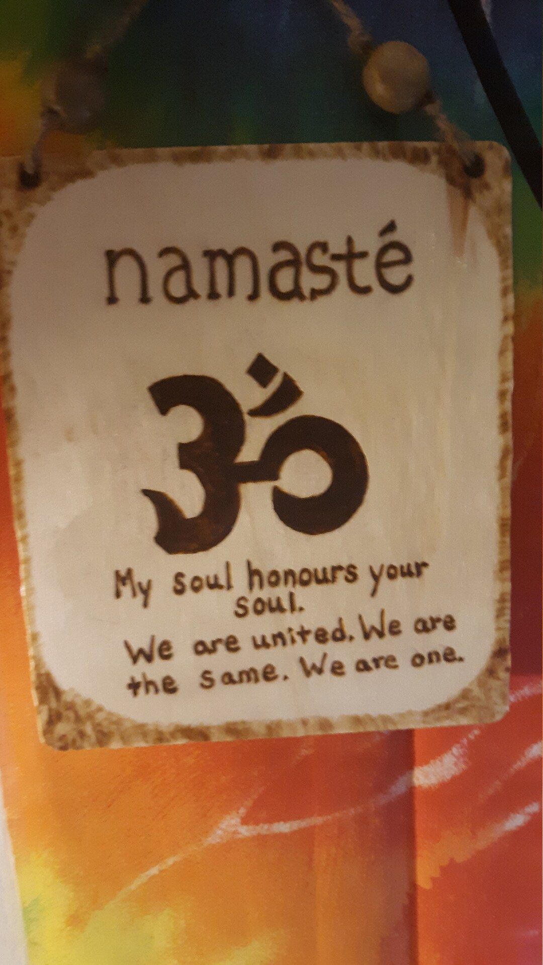 Namaste Wall Door Hanging - Etsy