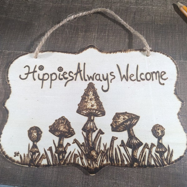 Hippies Always Welcome - Etsy
