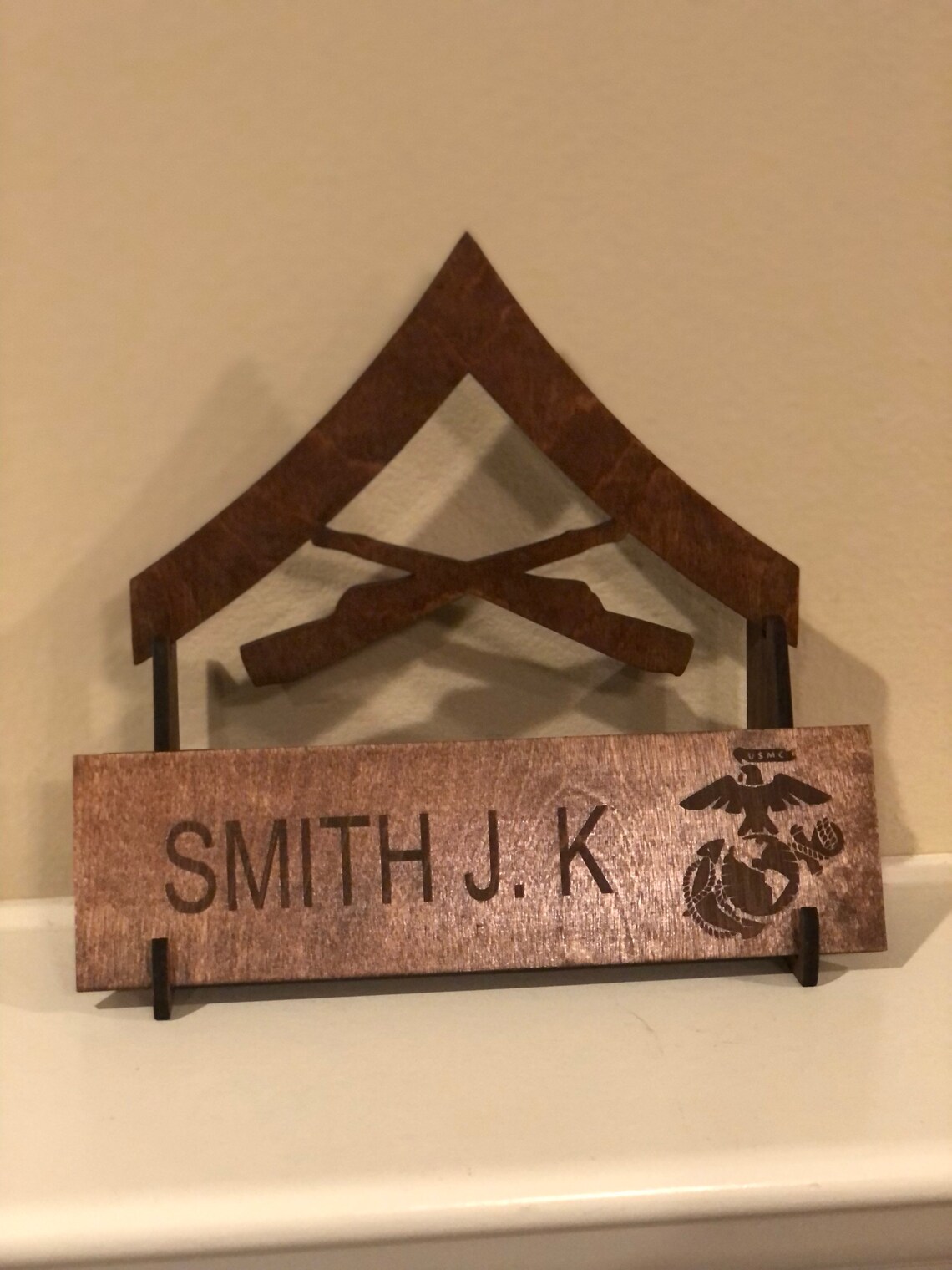 USMC Desk Rank/ Nameplate/ Military Retirement Gift/ Promotion - Etsy