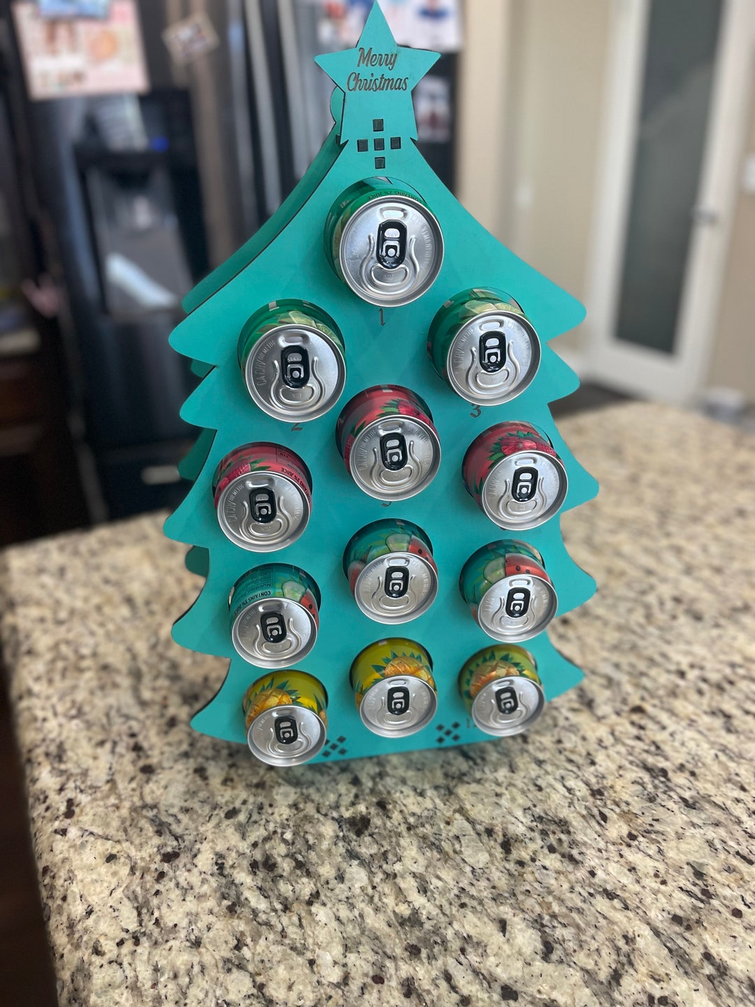 Party Gift 12 Days of Christmas Seltzer Tipsy Tree for Advent Tree 12 ...