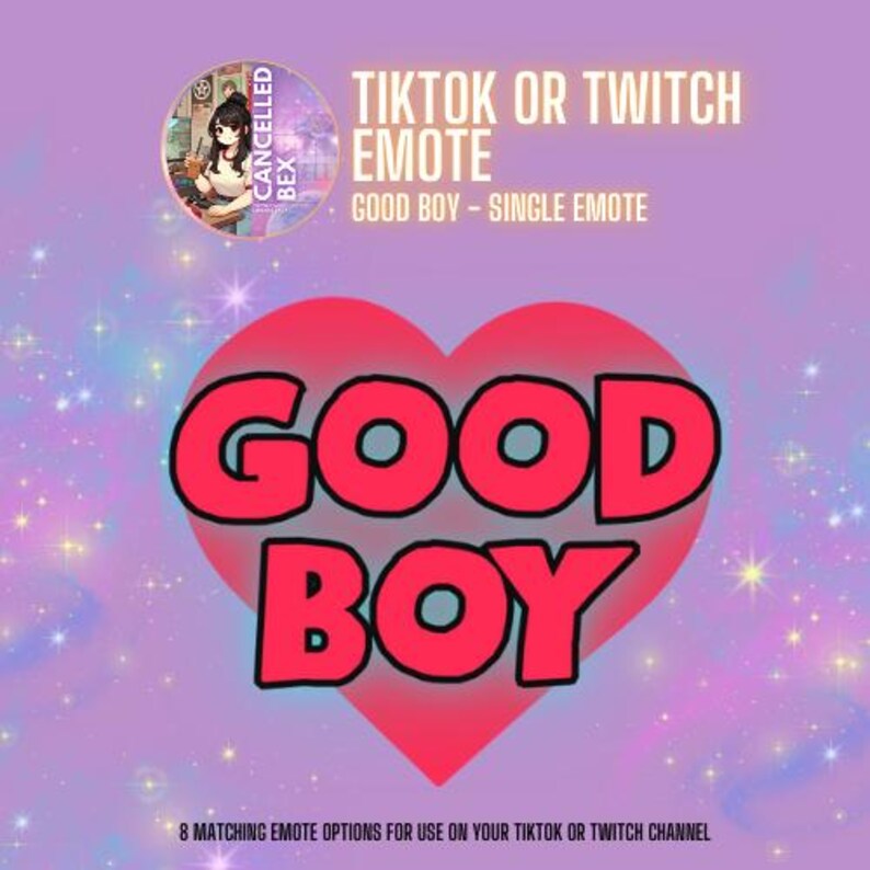 TIKTOK EMOTE - Good Boy/girl - Tiktok - Digital Download - Etsy Australia