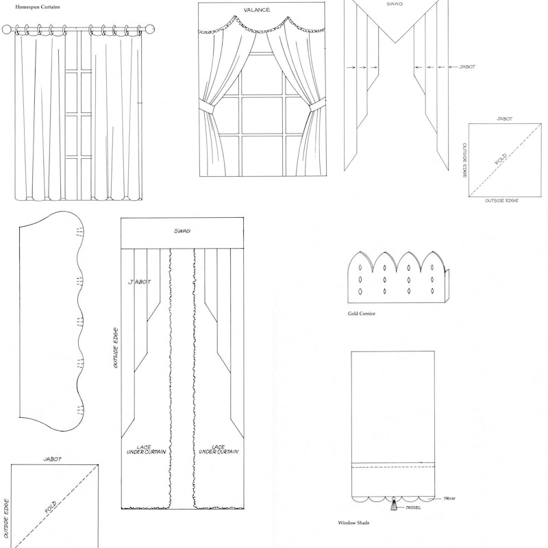Drapery Patterns - Etsy