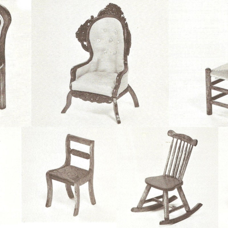 Vintage Wood Miniatures - Etsy UK