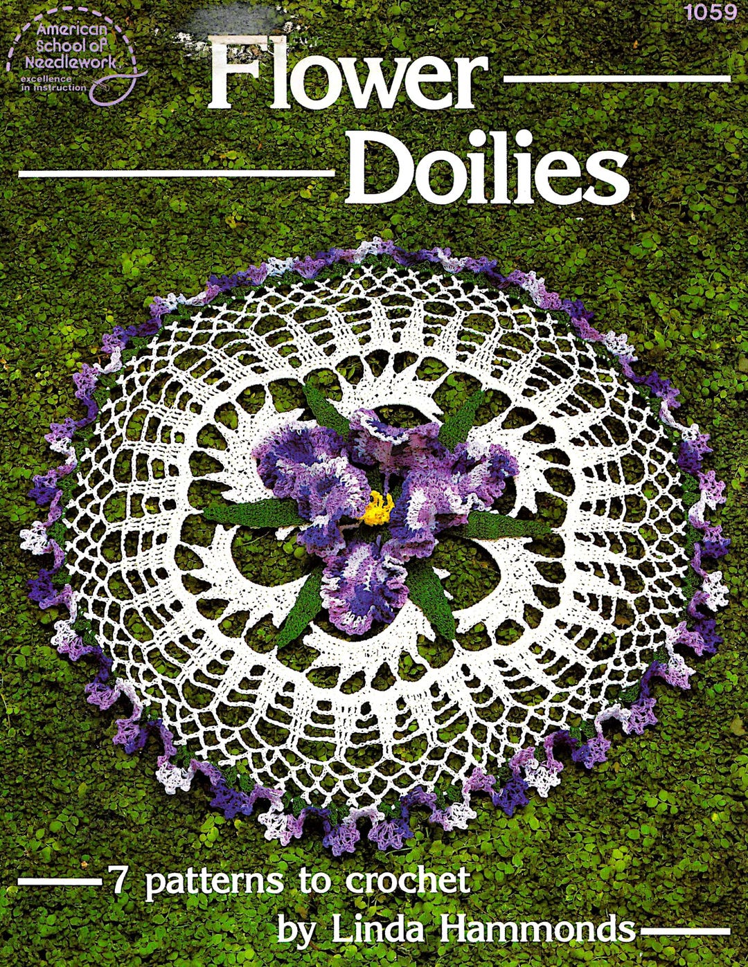 Flower Doilies Crochet Patterns: 7 Designs by Linda Hammonds (PDF) - Etsy