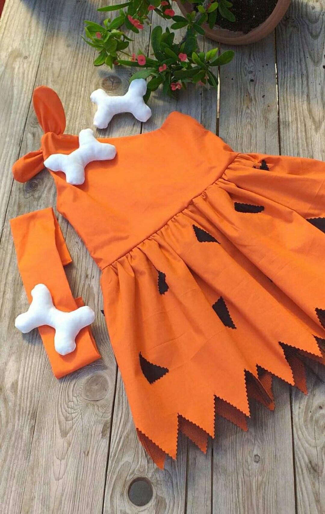Pebbles Flintstones Costume, Pebbles Costume, Little Girl Pebbles ...
