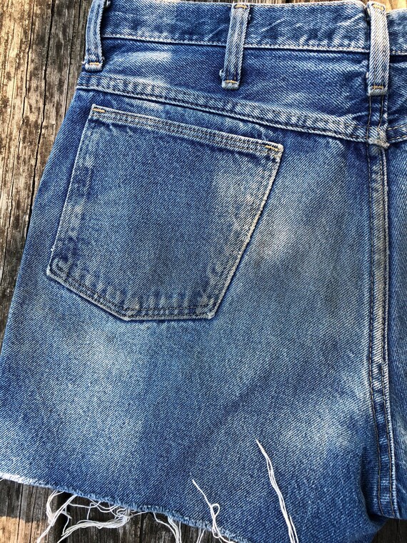 Vintage Rustler faded cutoffs with stenciled dream ca… - Gem