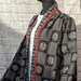 Unisex Gye Nyame African Mudcloth Duster, Loosefitting, Unlined, Long ...