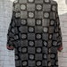 Unisex Gye Nyame African Mudcloth Duster, Loosefitting, Unlined, Long ...