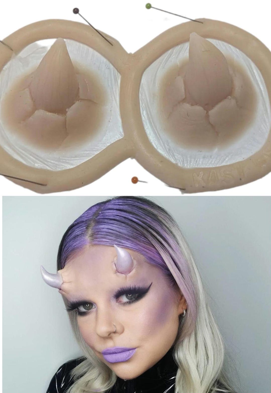 Silicone Horns, Demon Horns, Devil Horn Prosthetic Pieces - Etsy