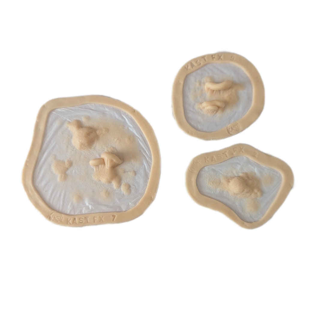 Mushroom Silicone Prosthetic SET4, Fungus, Cordyceps Set. Infected ...