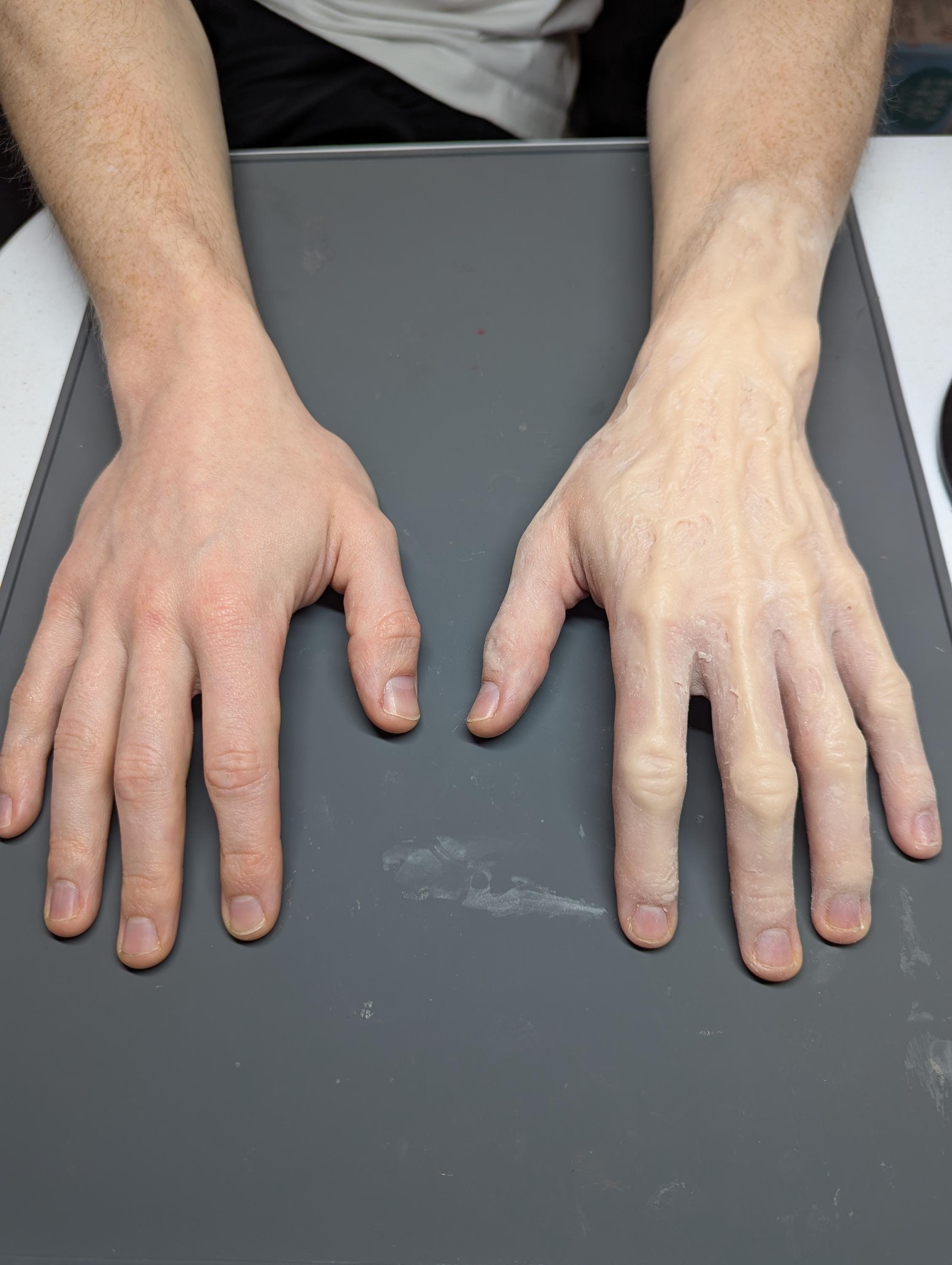 Zombie HANDS Silicone Prosthetics / Ghoul Hands, Decaying Flash - Etsy