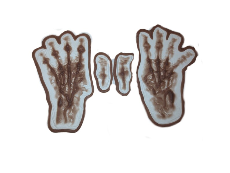 Zombie HANDS Silicone Prosthetics / Ghoul Hands, Decaying Flash - Etsy
