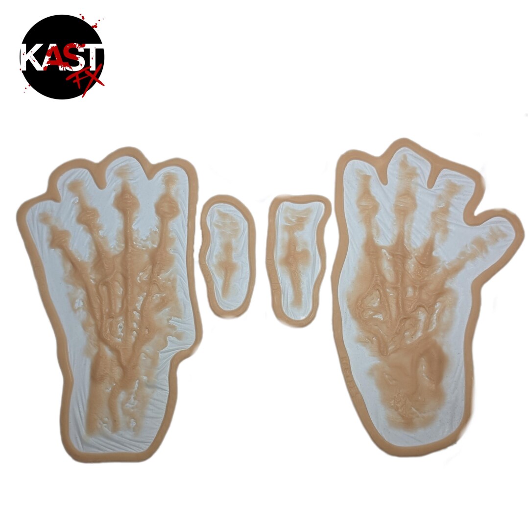 Zombie HANDS Silicone Prosthetics / Ghoul Hands, Decaying Flash - Etsy