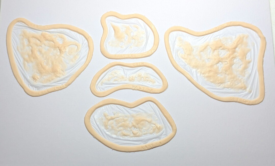 SILICONE BURN PROSTHETIC - Face Pieces, Cheeks, Lip, Nose, Chin - Etsy