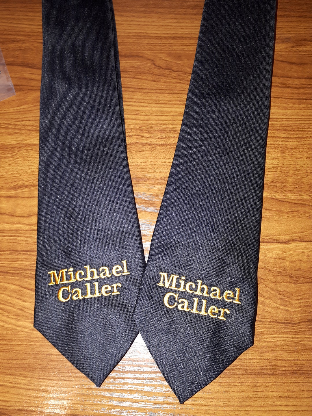 Personalised Embroidered Christmas Mens Ties Office Gift. Love Any Name ...