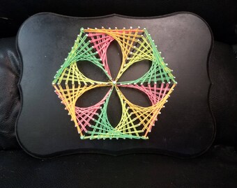 Music is Life Headphone String Art black Light Reactive - Etsy