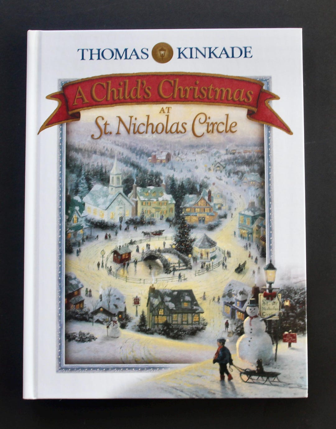 Vintage Thomas Kinkade 'A Child's Christmas at St. Nicholas Circle 1999 ...
