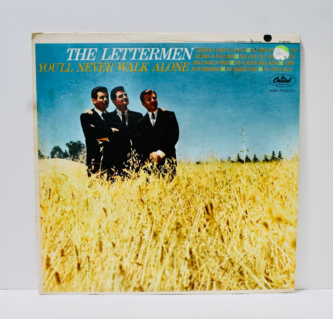 Vintage THE LETTERMEN - You'll Never Walk Alone 1965 Vinyl Record Album ...