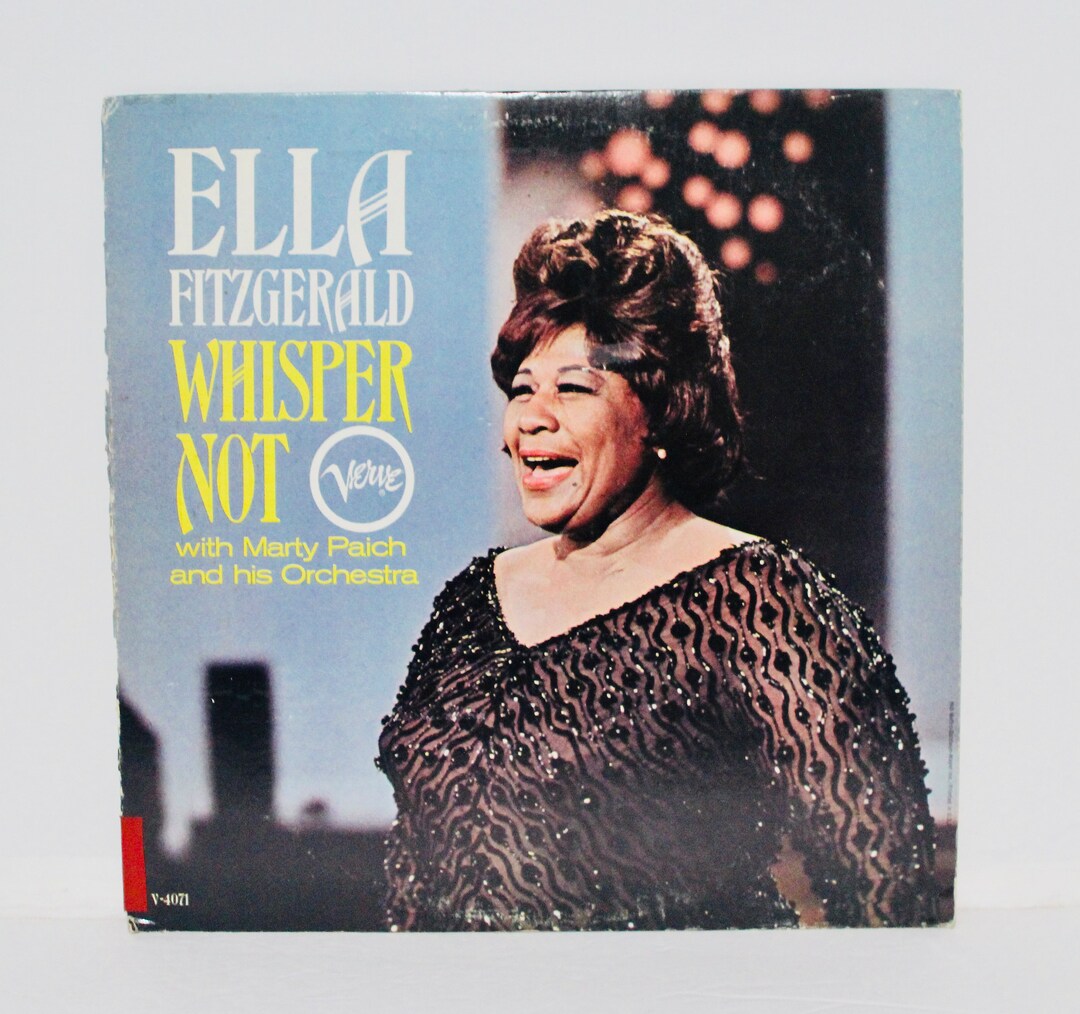 Vintage Ella Fitzgerald - 'whisper Not' 1966 Vinyl Record Album - Etsy