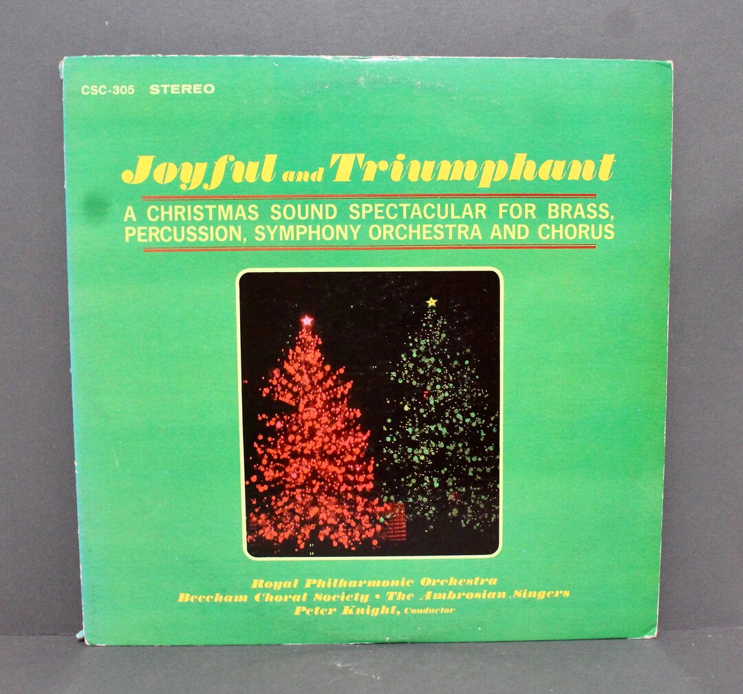 Vintage Joyful and Triumphant - A Christmas Sound Spectacular for Brass ...
