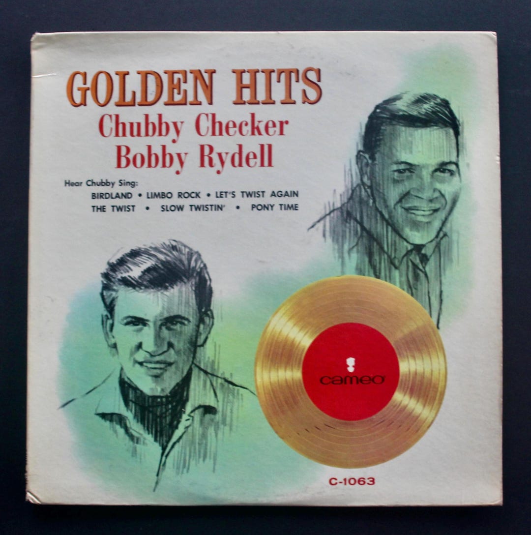 Vintage Bobby Rydell and Chubby Checker: golden Hits Vinyl Record Album ...