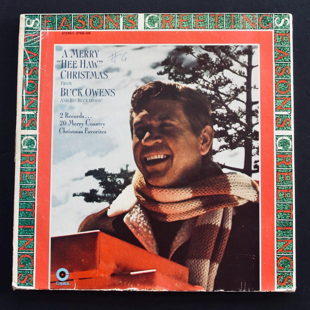 Vintage A Merry hee Haw Christmas From Buck Owens 2 Record Set Vinyl ...
