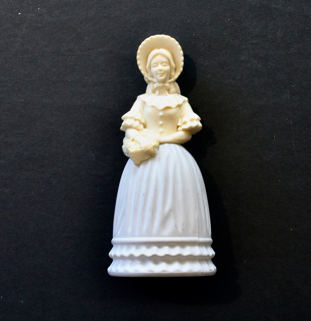 Vintage Avon 1970's Fashion White Figurine Lady Perfume Bottle - Etsy