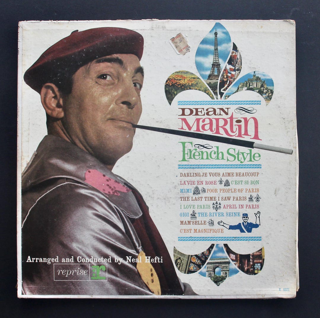 Vintage Dean Martin 'french Style' Vinyl Record Album 1962 - Etsy