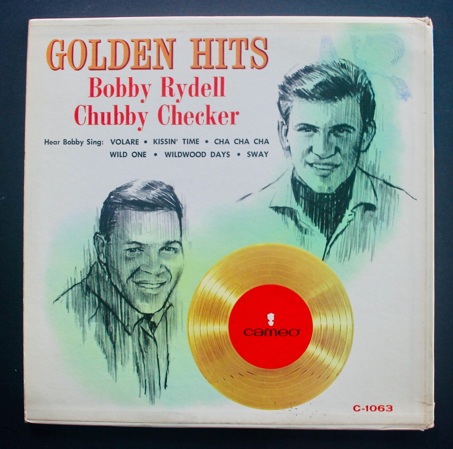 Vintage Bobby Rydell and Chubby Checker: golden Hits Vinyl Record Album ...