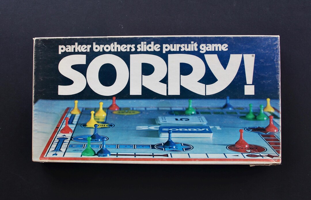 Vintage Sorry Game 1972 Parker Brothers - Etsy