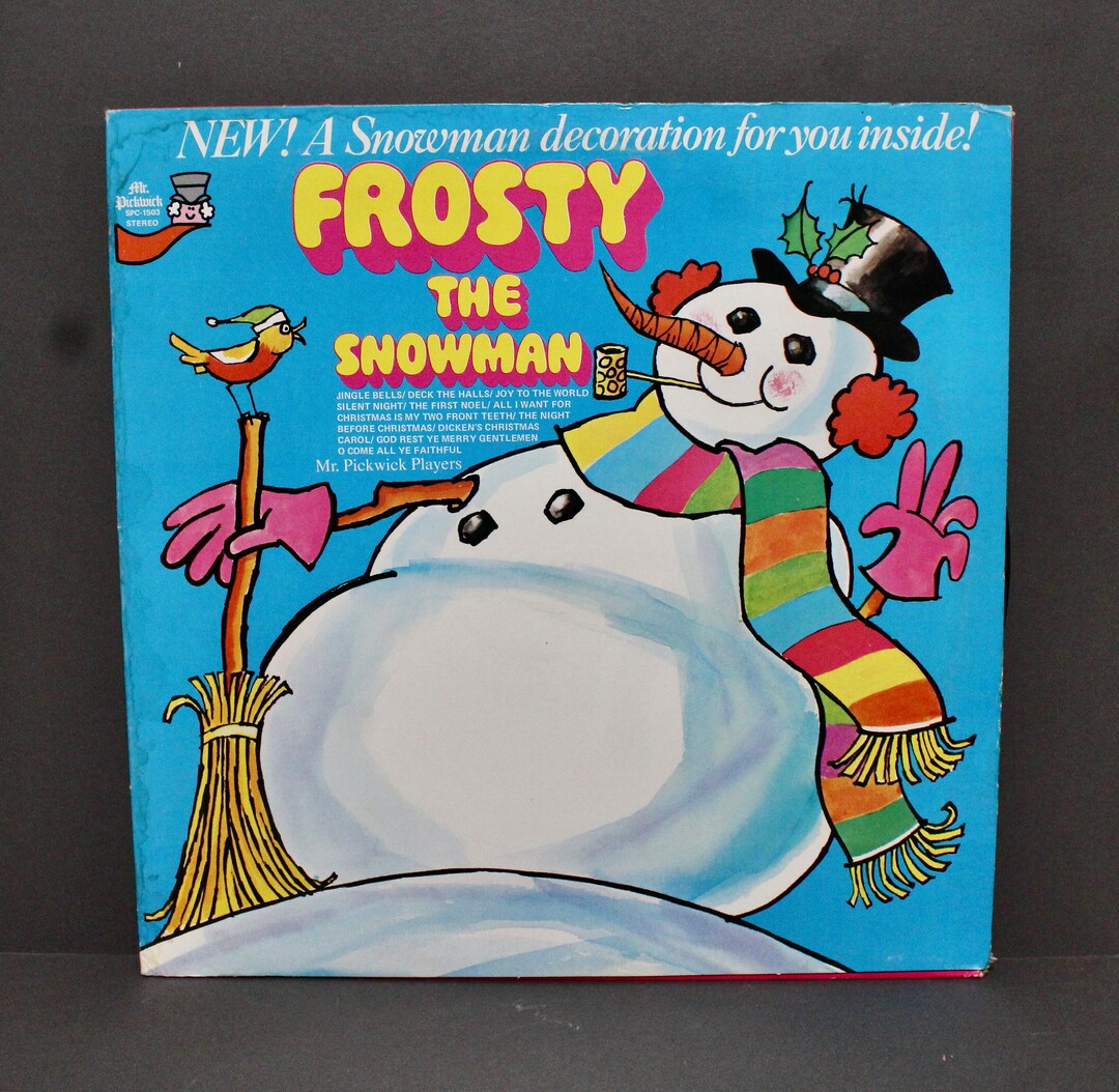 Vintage Frosty the Snowman Includes Snowman Decoration Inside Album ...