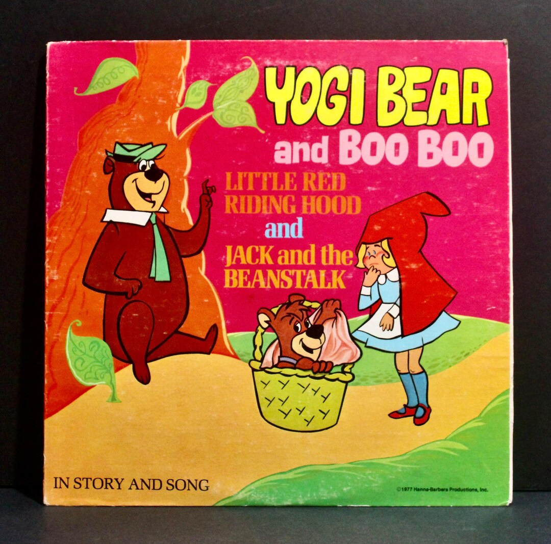 Vintage Yogi Bear and Boo Boo - 2 Stories Vinyl Record Album 1965 - Etsy