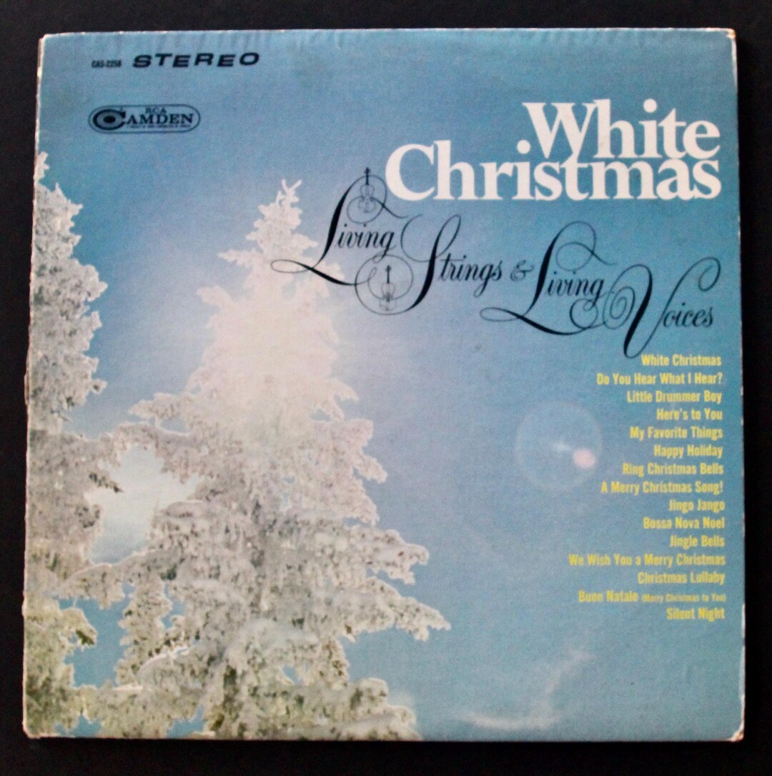 Vintage White Christmas Living Strings & Living Voices Vinyl Record ...