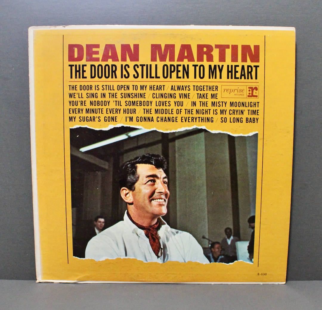 Vintage Dean Martin 'the Door is Still Open to My Heart' Vinyl Record ...