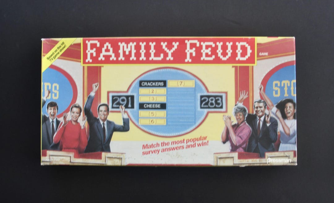 Vintage 1990 'family Feud Game" by Pressman - Etsy