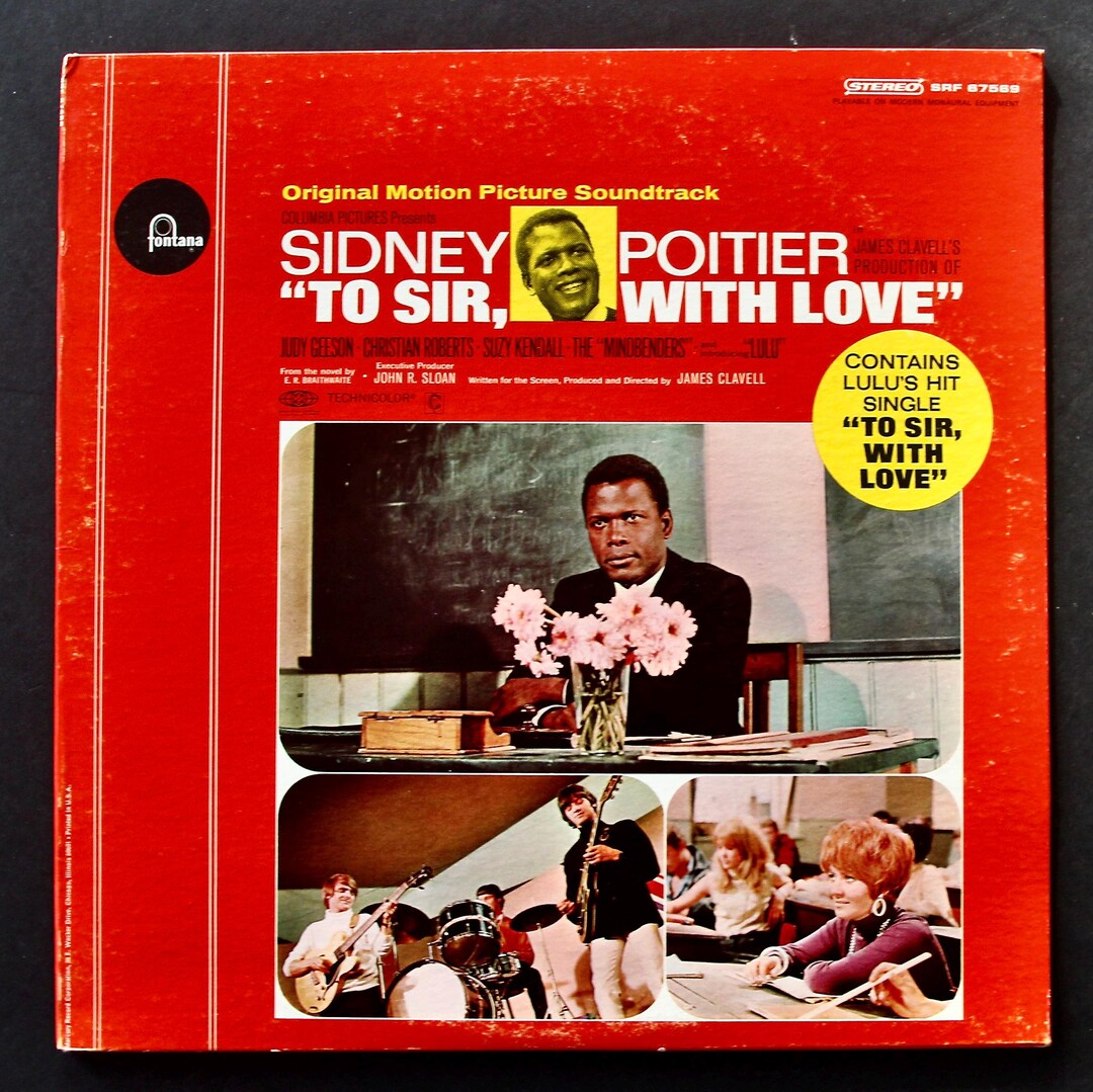 Vintage Sidney Poitier "to Sir, With Love"- Original Soundtrack Vinyl ...