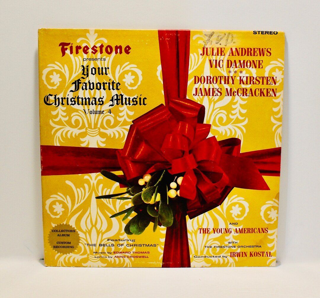 Vintage Firestone Presents Your Favorite Christmas Music Volume 4 Vinyl ...