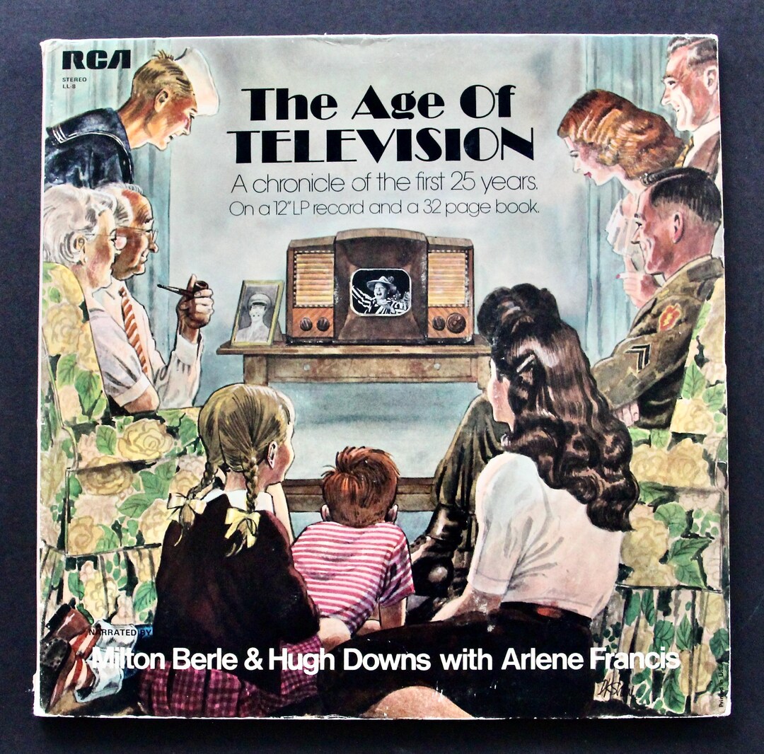 Vintage 'the Age of Television' Vinyl Record Album & Booklet - 1973 - Etsy