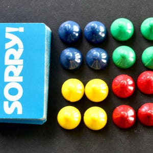 Vintage Sorry Game 1972 Parker Brothers - Etsy