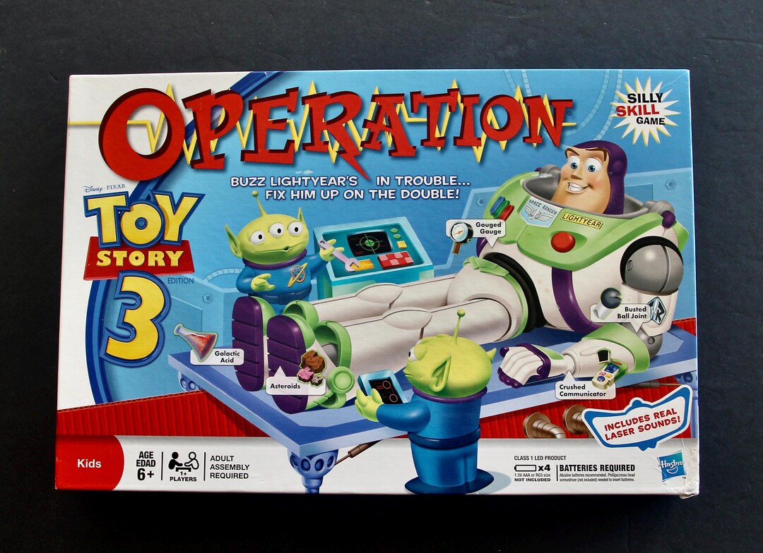 Disney 2009 - Operation Game - Silly Skill Game - Toy Story 3 - Etsy