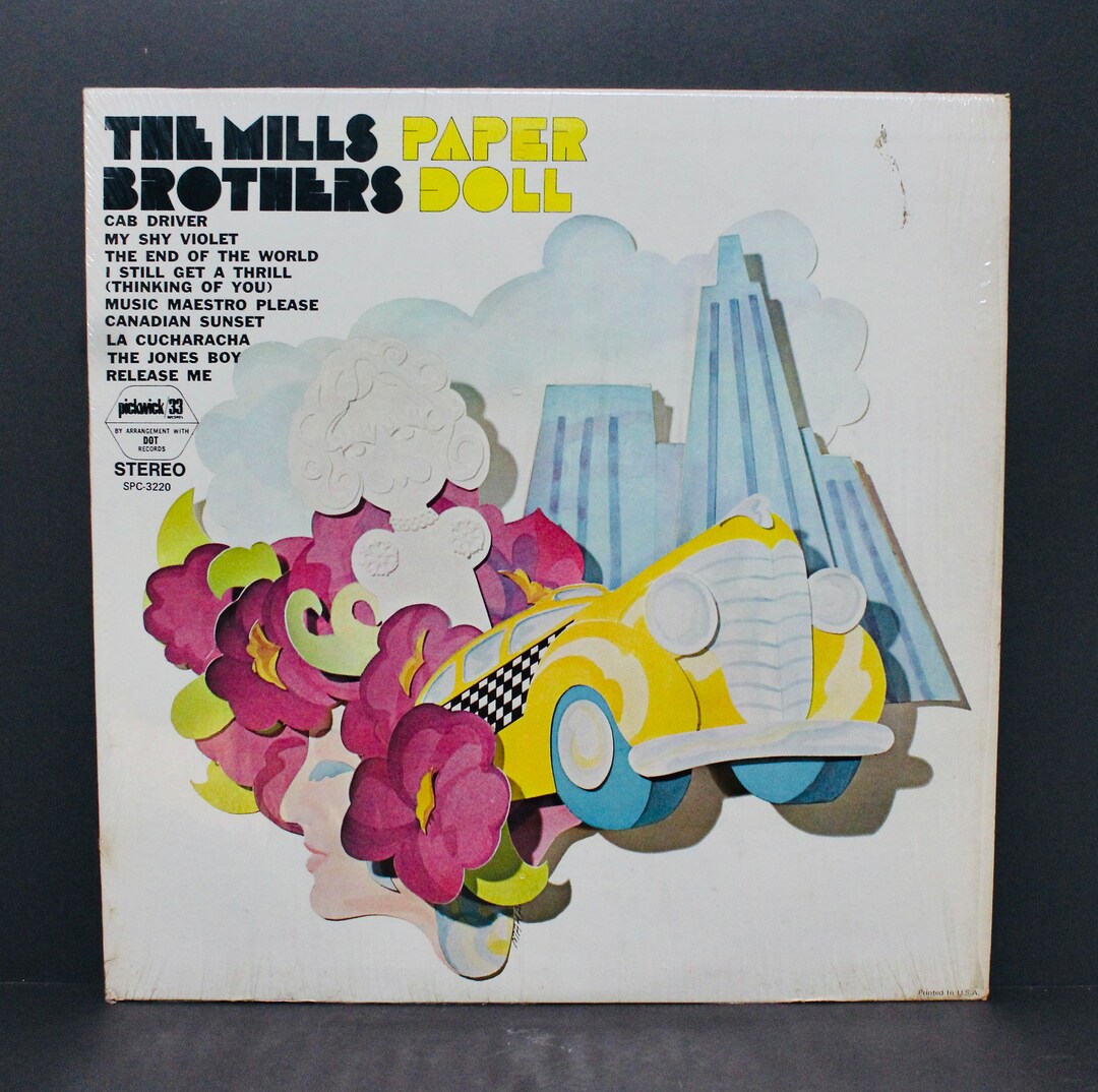 Vintage the Mills Brothers - "paper Doll" Vinyl Record Album 1981 - Etsy