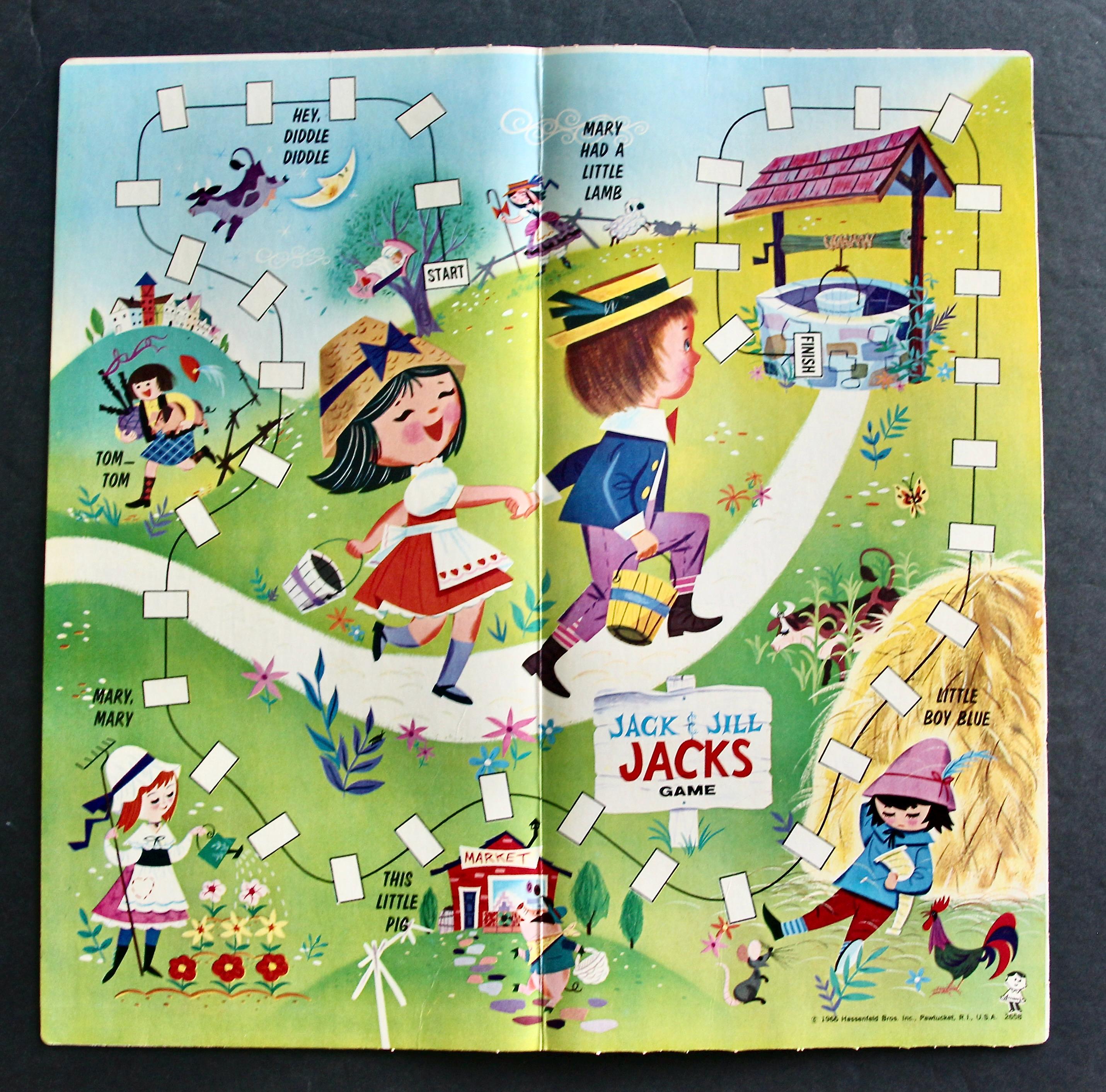 Vintage Jack 'n' Jill "jacks Game" 1967 by Hasbro Games - Etsy