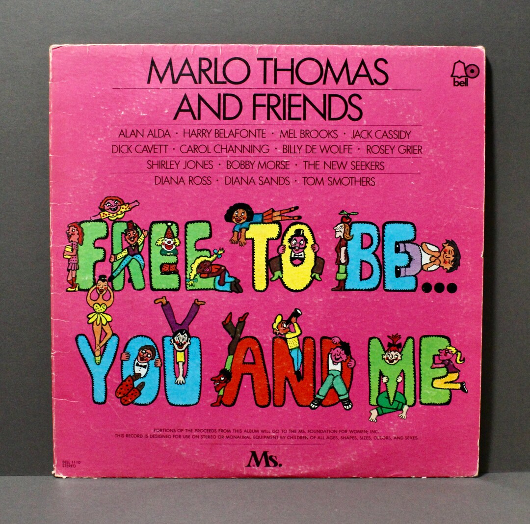Vintage Marlo Thomas and Friends 'free to Be You and Me' Vinyl Record ...