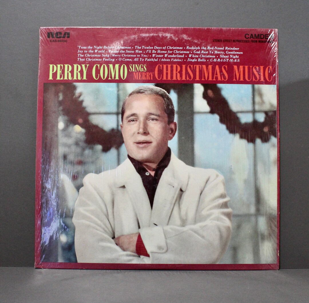 Vintage Perry Como "perry Como Sings Merry Christmas Music" Vinyl ...