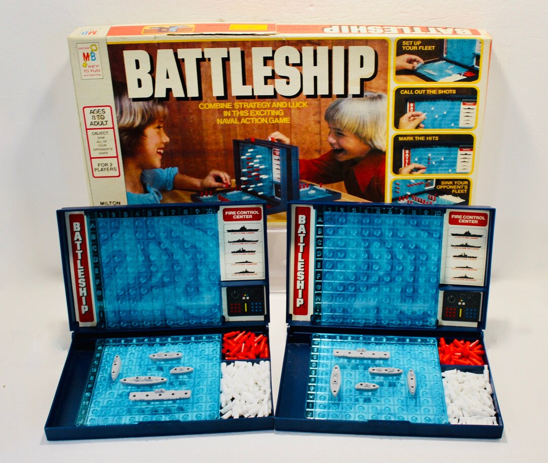 Vintage 1978 Battleship Board Game by Milton Bradley Object: Sink Your ...